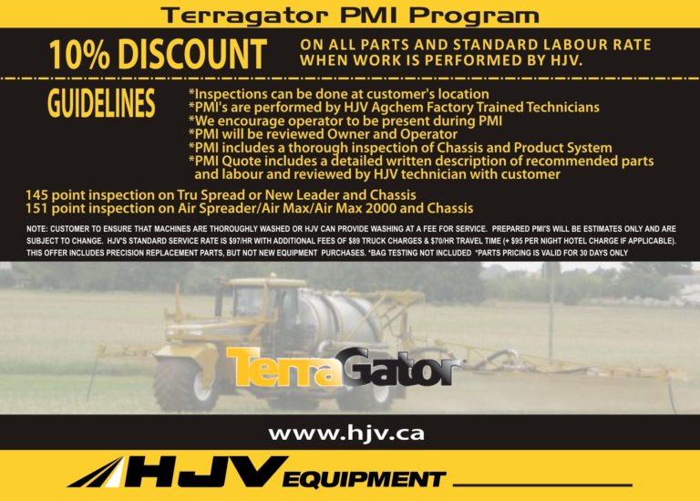 AGCO Terragator PMI – HJV Equipment